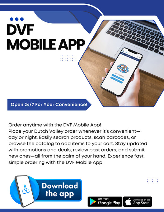 Dutch Valley Foods 2026 Product Catalog - Page 1